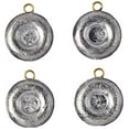 Bullet Weights Lead Disc Sinker 3 oz Surf River Fishing Weights 5pc ...