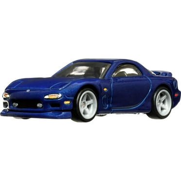 1995 Mazda RX7 Blue Metallic "Ronin Run" Series Diecast Model Car by ...
