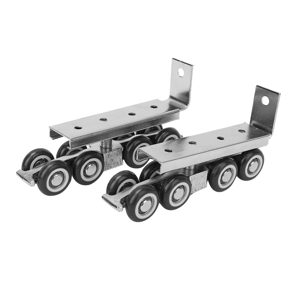 Rueda de riel de puerta, 1 par de 8 ruedas, rodillo para puerta ...
