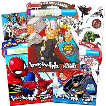 Imagine Ink Coloring Book Assorted Set for Girls (Bundle Includes 6 ...