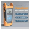 Portable Fiber Optical Power Meter -70~+10dBm For Telecom Fiber Optic ...