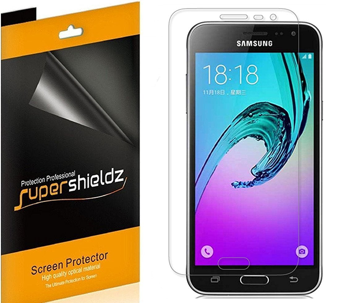 [6-pack] Supershieldz for Samsung Galaxy J3 (2016) Screen Protector ...