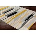 Mark&Day Area Rugs, 2x7 Lorient Modern Mustard Ivory Runner Area Rug (2 ...