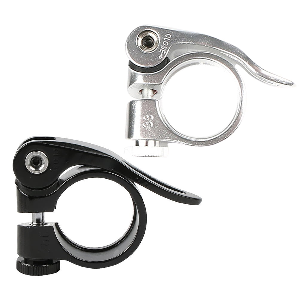 SPRING PARK Bike SeatPost 28.6mm Seat Post Clamp Tube Clip Quick ...