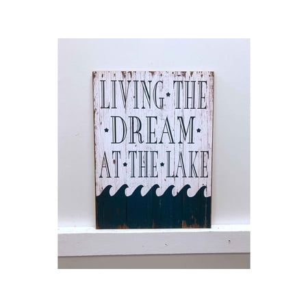 Lake Life Wooden Sign Wall Decor | Walmart Canada