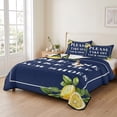 78x90in Quilt Bedding Set, Funny Quotes Please Take off Your Shoes ...
