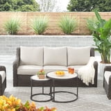 Better Homes & Gardens River Oaks Outdoor 5-Piece Wicker Conversation ...