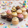 Digital Birthday Cake Holder Sparkling Gold Number Cake Decorations for ...
