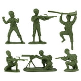 BMC Toys Military Soldier D-Day Tank Battle - 36pc Plastic Army Men ...