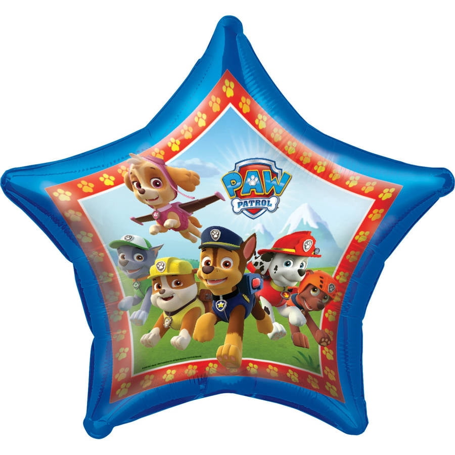 Giant Foil PAW Patrol Balloon, 34 in, 1ct - Walmart.com