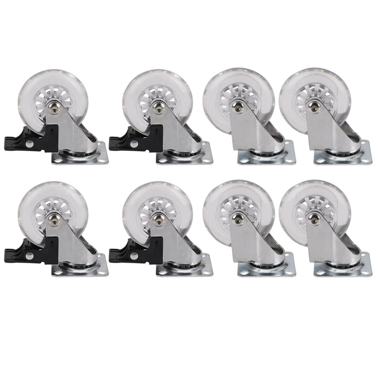 8 x Carga Pesada 75mm Rueda Giratoria Rueda Giratoria de Muebles ...