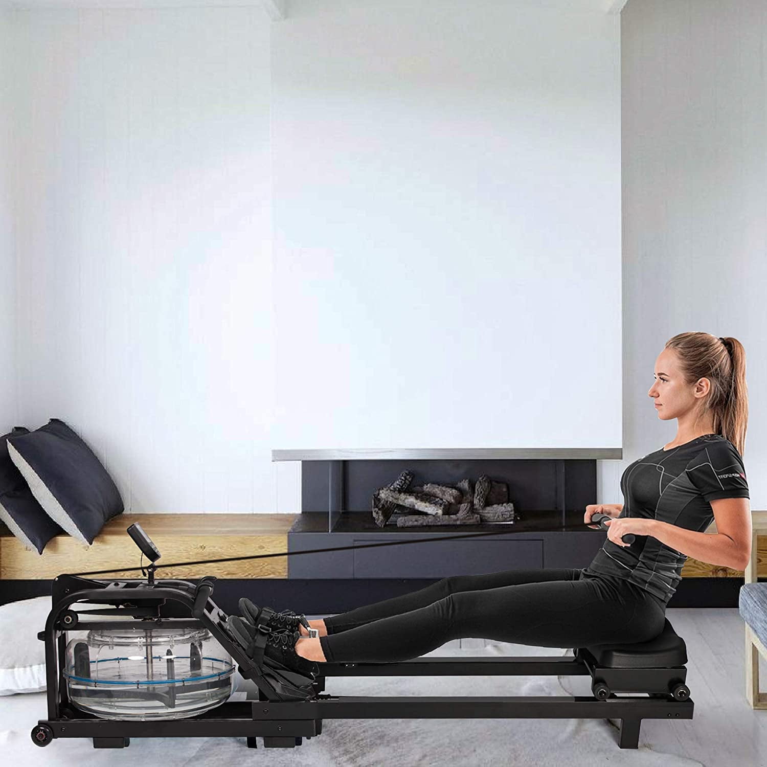 Buy KARMAS PRODUCT Rowing Machine with LCD Monitor for Home/Gym, 330 ...