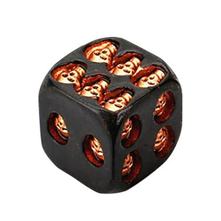 Agiferg Skeleton Dice Scary Novelty Decorative Ornament 6 Sided Dice ...
