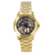 Bulova Sutton Automatic Women's Diamond Stainless Steel Analog Watch ...