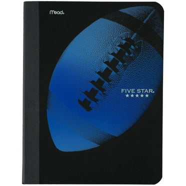 Five Star 11" Composition Book with Pocket: 80ct, CR, Red - Walmart.com