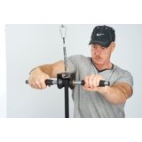 GRIP FREAK 'Slip Grips' Grip Strengthener w Power Rack Arm & Dumbbell ...