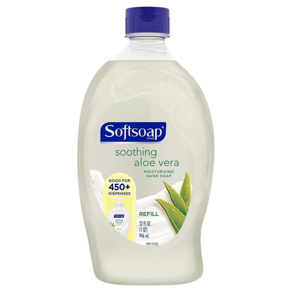 Softsoap Liquid Hand Soap Refill, Soothing Aloe Vera - 32 fl oz ...
