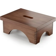 Classic Amish Reclaimed Wood Two-Step Stair / Step Stool. Natural ...