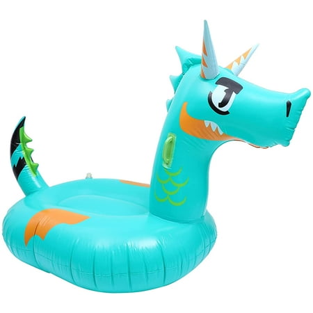 Inflatable Pool Float Dragon Party Tube Blow Up Raft Air Mattresses ...