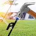 12 Pack Tent Stakes Heavy Duty Forged Steel Camping Stakes for Ground ...