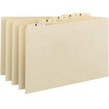 Pendaflex Manila Alphabetical File Guides - Walmart.com