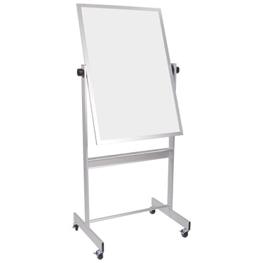 Marsh 48x72 White Porcelain Markerboard Both Sides Reversible, Aluminum ...