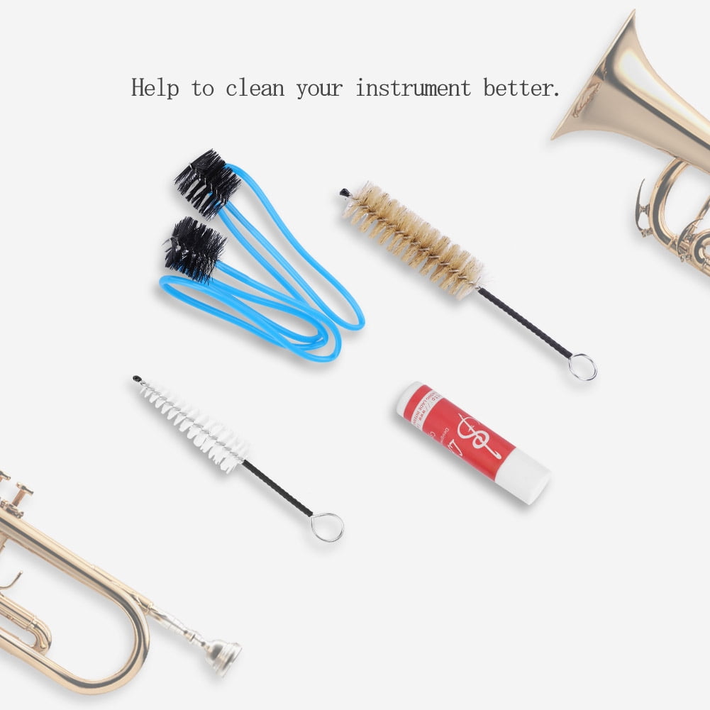 Trumpet Cleaning Set, Multi Purpose Cloth Wipe Keep Dry Trombone ...