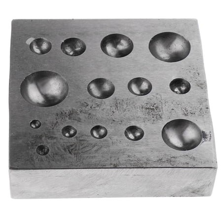 Metal Steel Dapping Block Square Forming Dome Jewelry Making Bench Tool ...