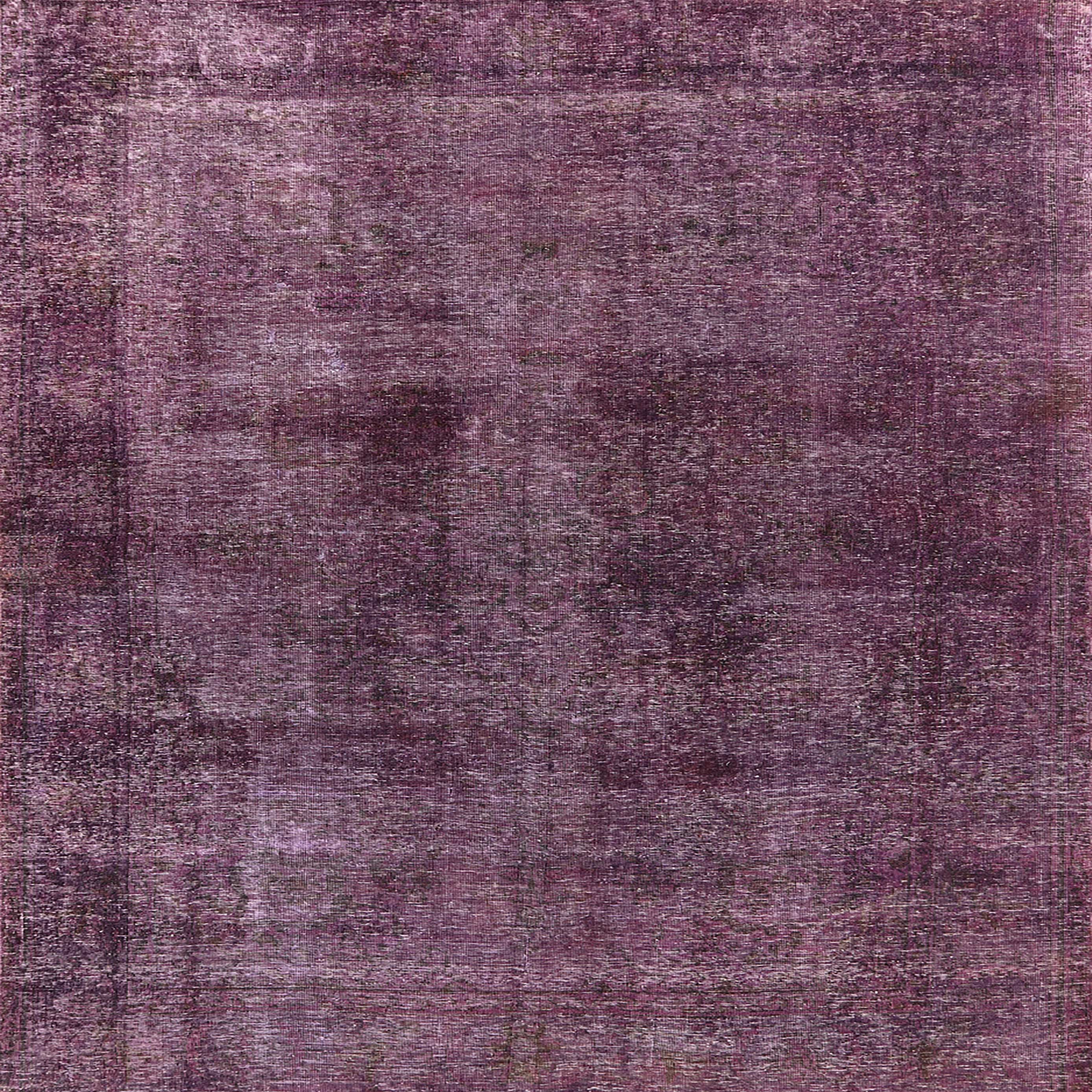 Ahgly Company Indoor Square Mid-Century Modern Dark Raspberry Purple ...