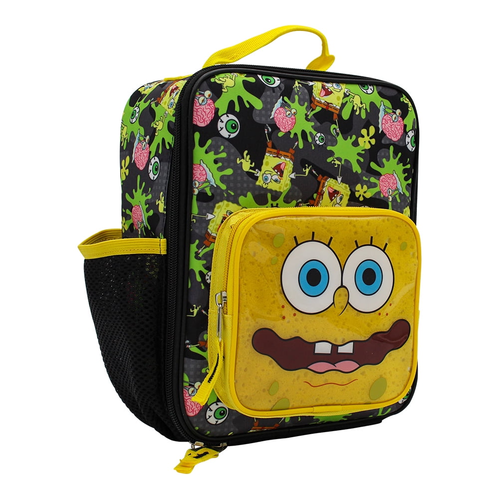 Nickelodeon Sponge Bob Reusable Rectangular Lunch Bag - Walmart.com