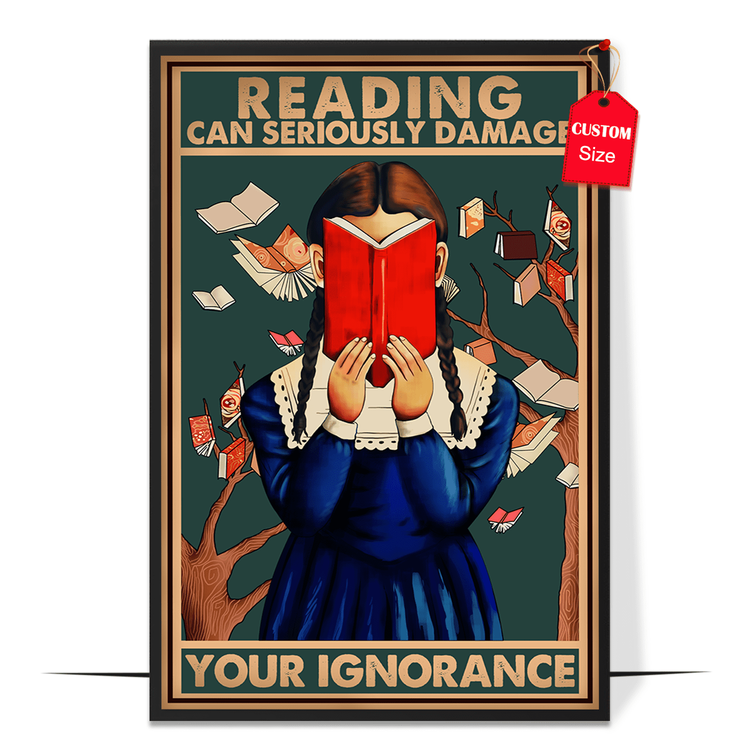 LOLUIS It s A Good Day To Read A Book Poster Reading Books Poster loluis-it-s-a-good-day-to-read-a-book-poster-reading-books-poster