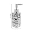 BESTYASH Metal Pump Bottles for Shampoo and Conditioner, Round Liquid ...