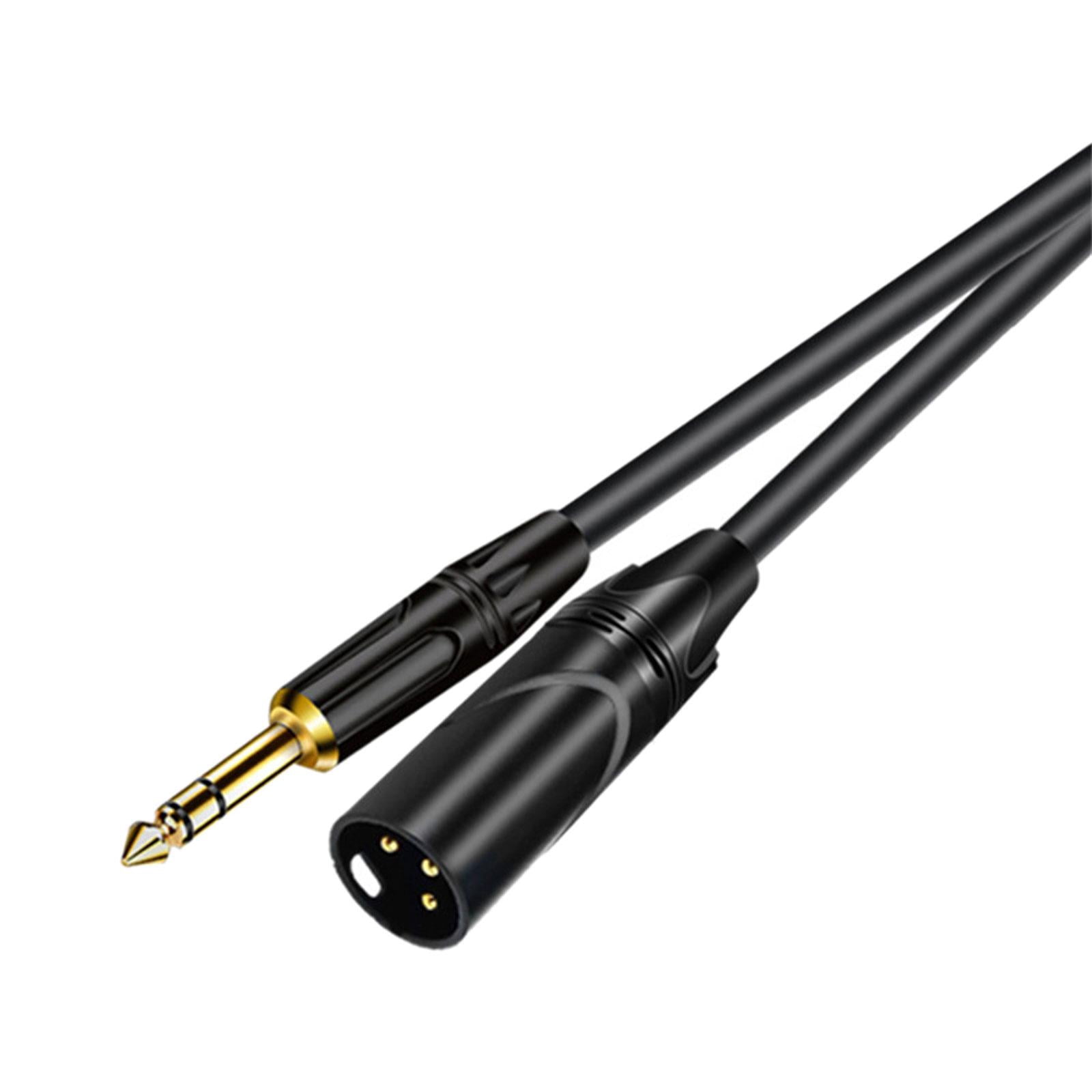 Cable de micrófono de Audio de extensión macho de 6,5mm macho a XLR de ...