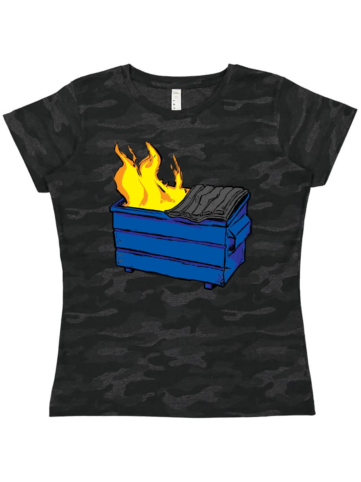 Inktastic Dumpster Fire Women's T-Shirt - Walmart.com