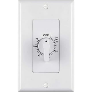 Intermatic FD6HW Spring Wound Countdown Timer, Decorator Style, 125-277 ...