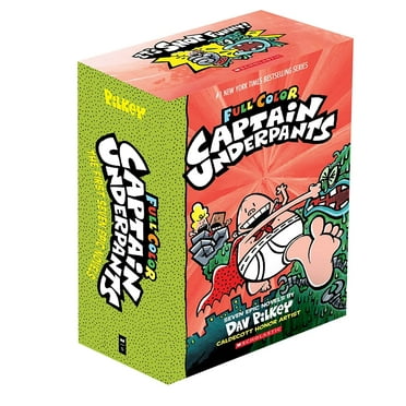 Captain Underpants Series Set: Complete Hardcover Comic Box 1-12 ...