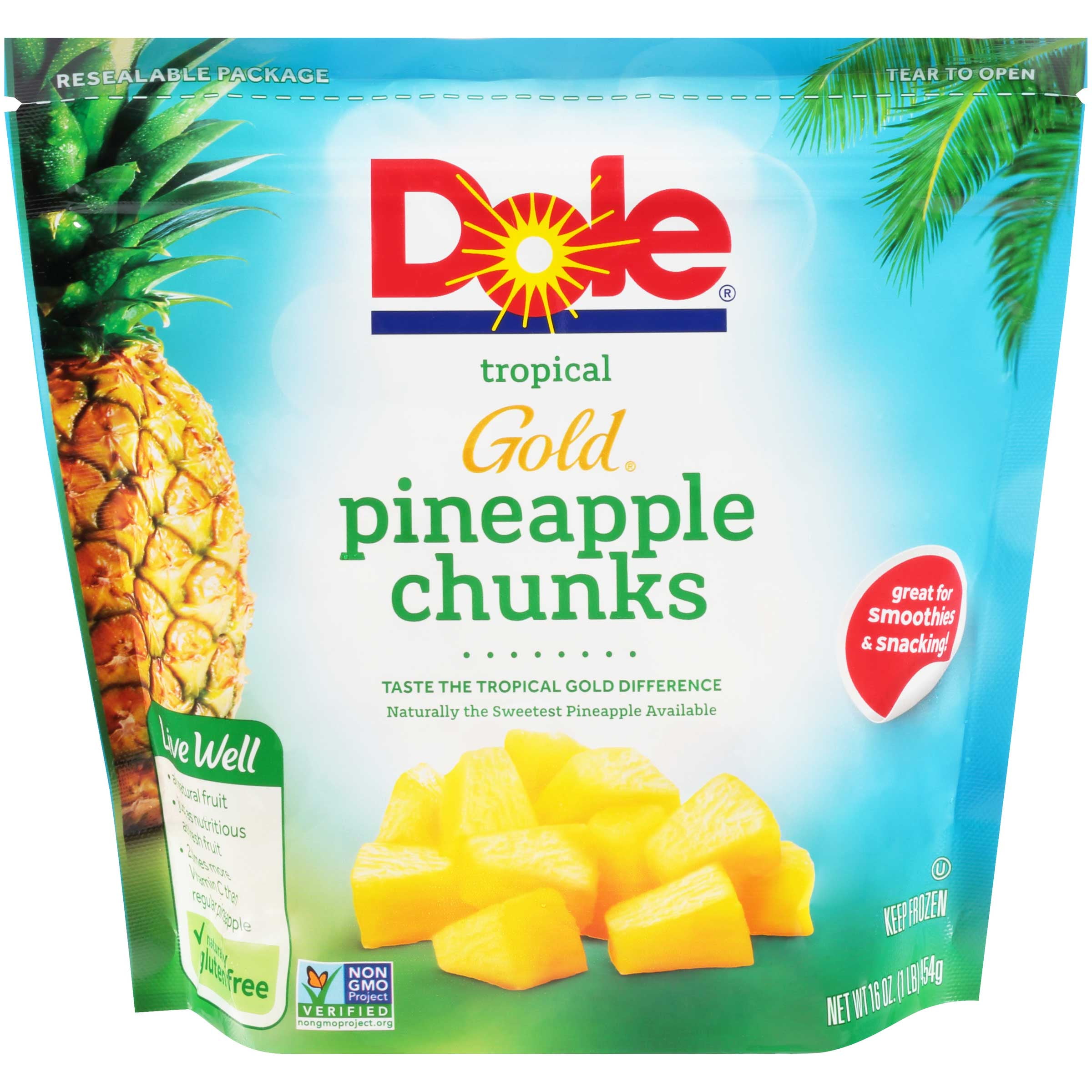 Dole Pineapple Chunks, 16 Ounce -- 8 per case. - Walmart.com
