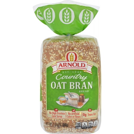 Arnold Country Oat Bran Bread 24 Oz - Walmart.com