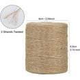 HRX Thick Heavy-Duty Jute Rope, 100 Feet 4-Ply Twisted Twine for ...