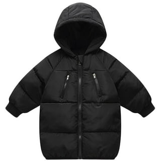SYNPOS 18M-6T Winter Coats for Kids with Hoods Light Puffer Jacket for Baby Girls, Infants ...