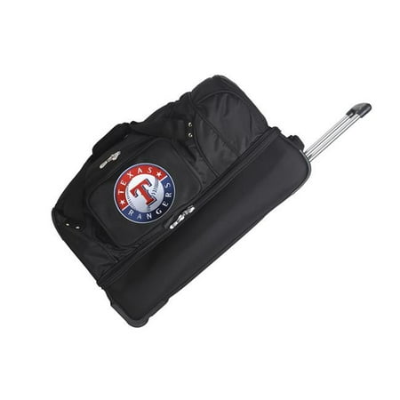 Mojo Licensing MLTXL300 MLB Texas Rangers 27 in. Wheeled Duffel Nylon ...