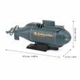 6 Channels Mini RC Submarine Toy, Mini RC Submarine, Compact Electric ...