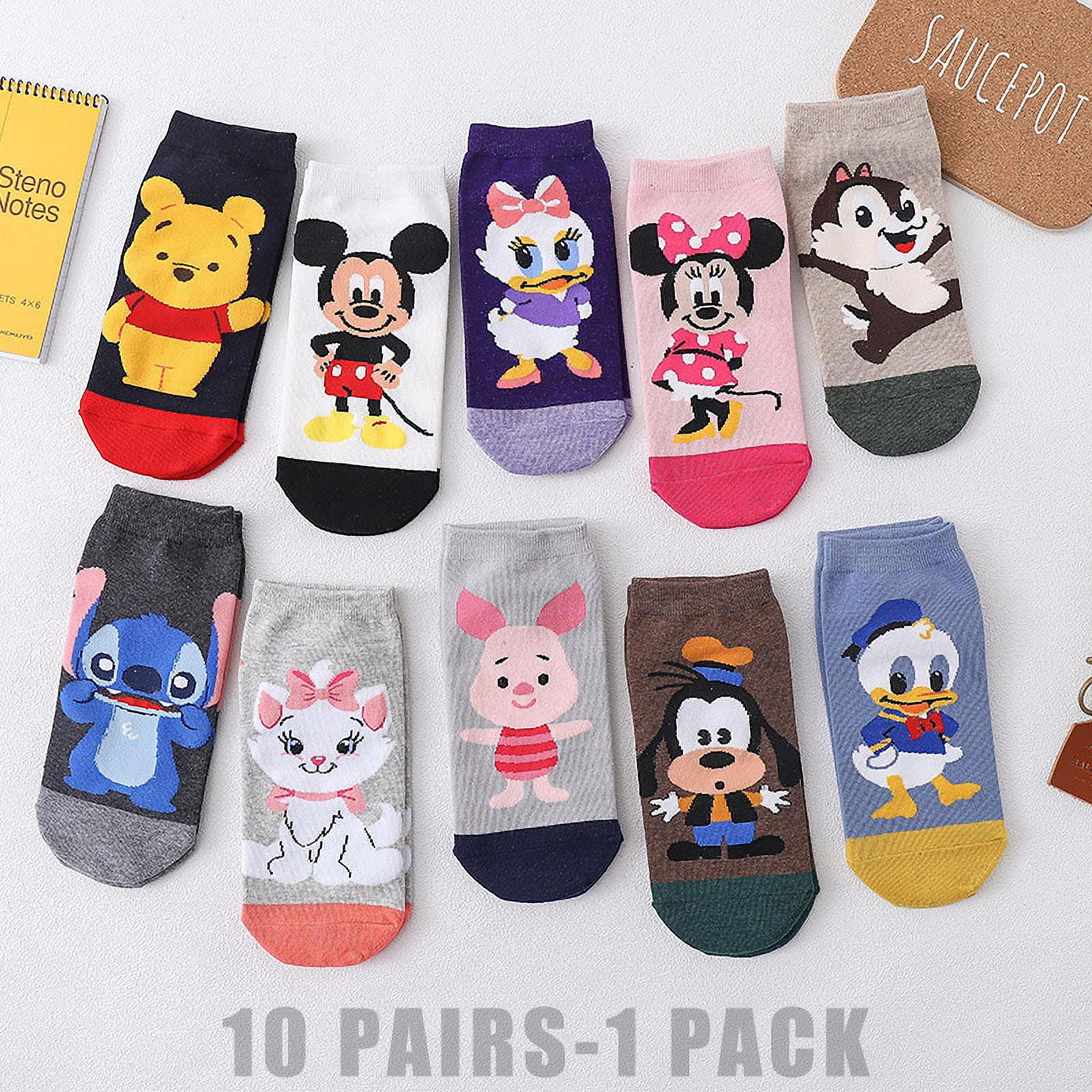 Click here for Womensocksonsale 10 Pairs/Pack Disney Cartoon Sock... prices