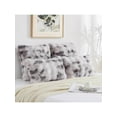 Bubble Velvet Grayish White Faux Fur Cloud Pattern Decorative Throw ...