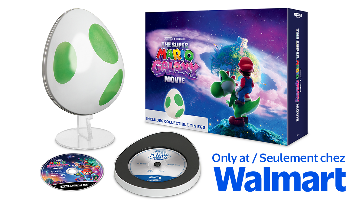 Super Mario Galaxy Movie Walmart Canada Exclusive (2026) (4K UHD + Blu ...
