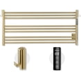 Towel Warmer for Bathroom Wall-Mounted 9-Bar Heated Towel Rack with ...