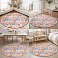 3ft Area Rug,Cartoons Animals Giraffes Elephant Washable Large Rugs ...