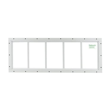 Duo Corp 3214SLID Double Slider Basement Window, 32 X 14 in, Vinyl ...