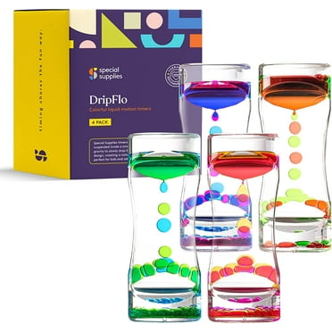 Conditiclusy Liquid Timer Colorful Multi-functional Acrylic Anxiety ...