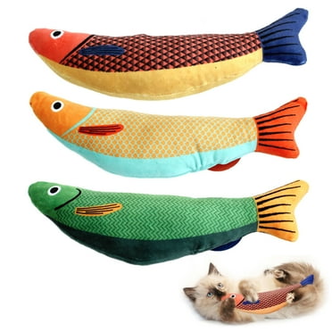 Flippity Fish Cat Toy, Interactive Cat Toy, Flips, Flops & Wiggles Like ...